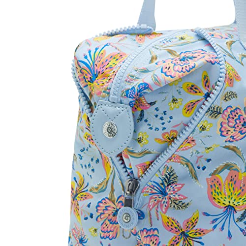 Kipling Women's Art Medium Tote Bag, Lightweight Large Weekender, Travel Handbag, Wild Flowers