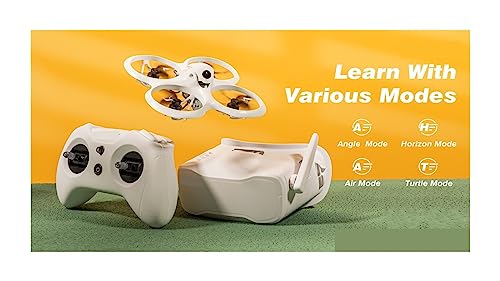 OZLIKA X Brushless FPV Drone BNF/RTF 3 Radio Transmitter VR03 FPV Goggles C04 FPV Camera Remote Control Quadcopter Toy (Color : DCetusX-2)