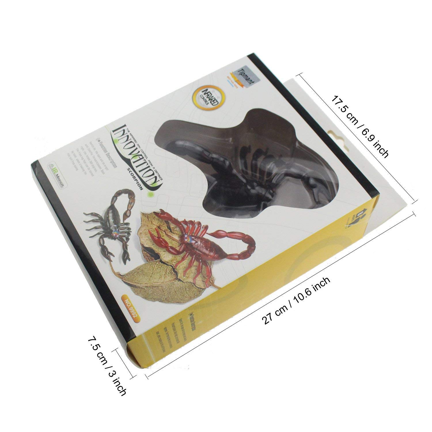 Tipmant Realistic RC Scorpion Remote Control Animal Vehicle Car Electric Scary Toy Halloween Kids Birthday Gift