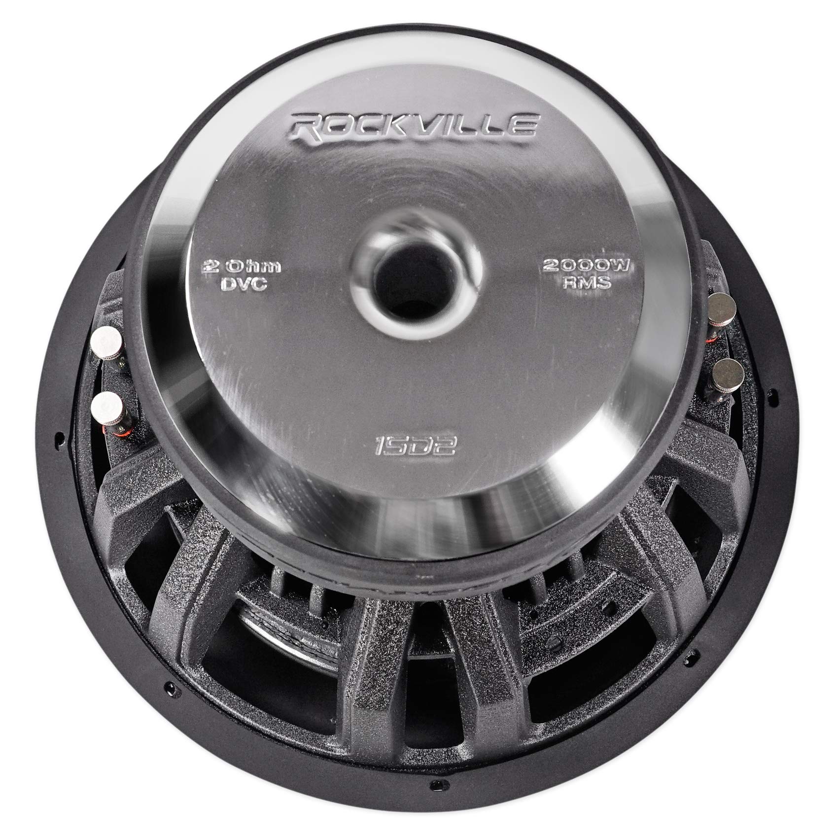 Rockville Destroyer 15D2 15" Competition Car Audio Subwoofer w/USA Voice Coils!