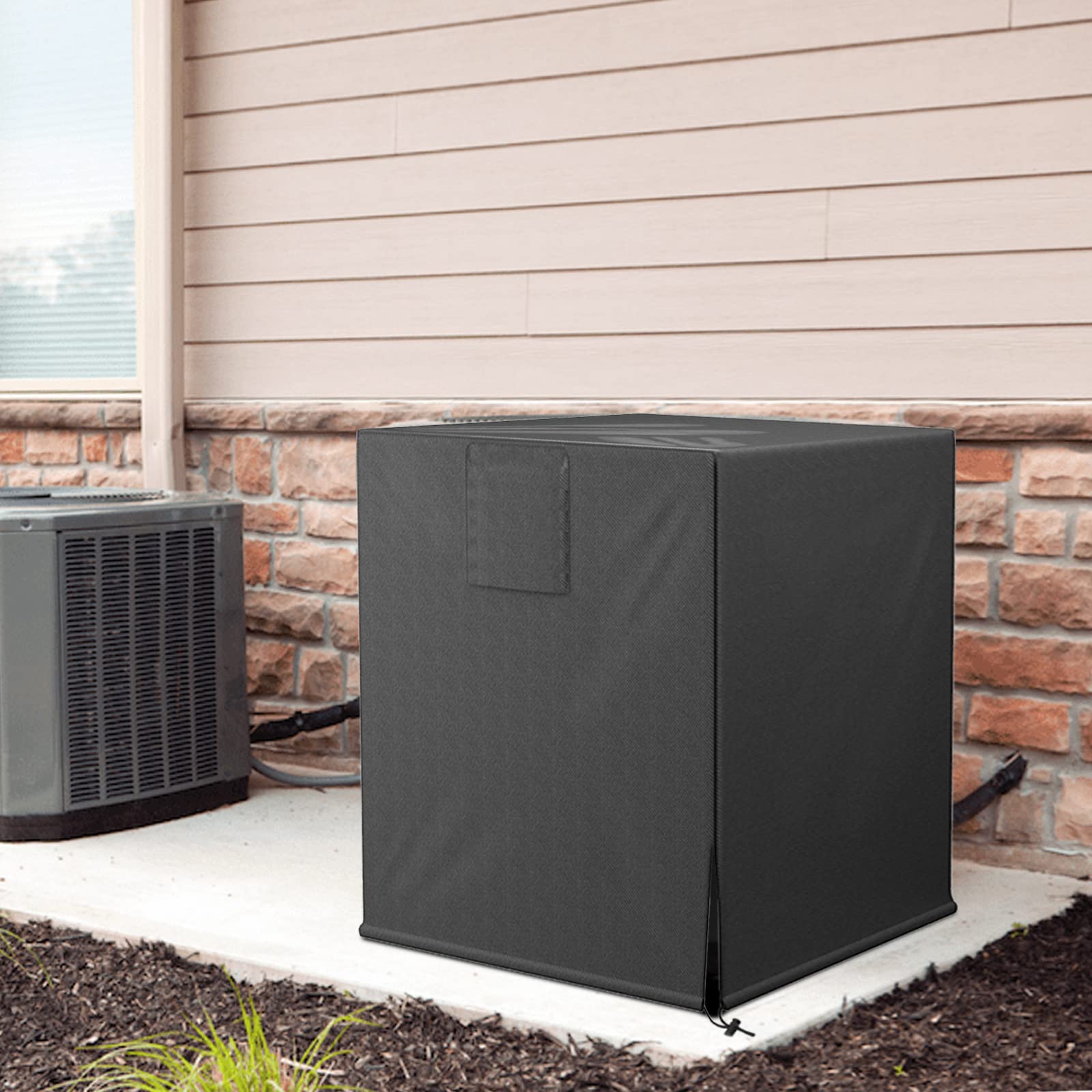 NEAGLORY Air Conditioner Cover for Outside, AC Unit Covers Outdoor Fits up to 24X24X30 Inch, Durable Waterproof Windproof and Snowproof Design
