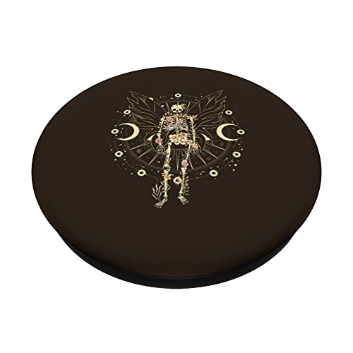 Fairy Grunge Fairycore Aesthetic Butterfly Skeleton Gothic PopSockets Swappable PopGrip