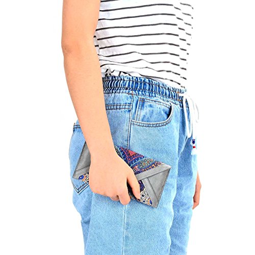 XEYOU Women's Card Wallet Envelope Style Credit Card Holder Cute Cash Wallet for Ladies