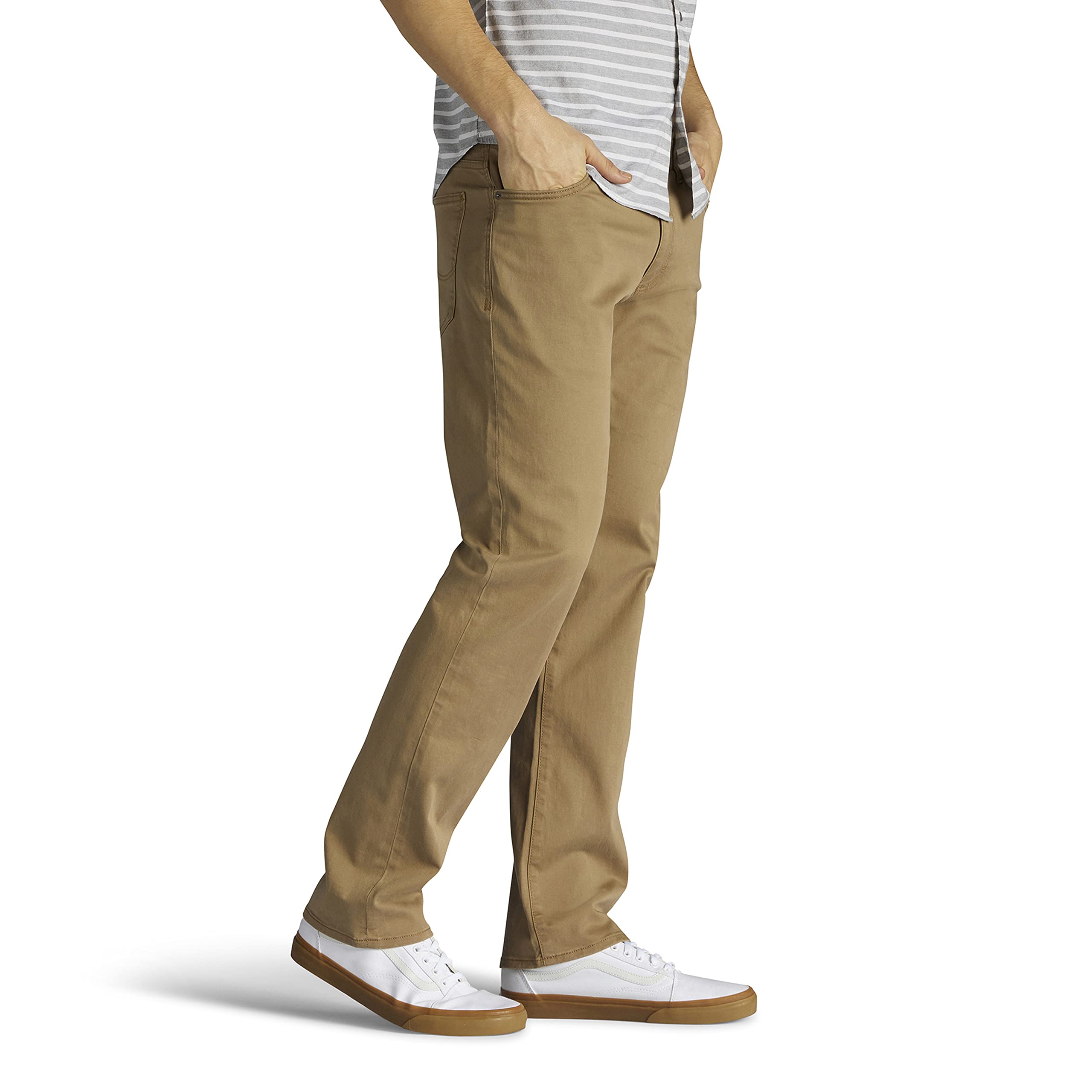 Lee Men's Extreme Motion Straight Taper Jean Cougar 36W x 30L