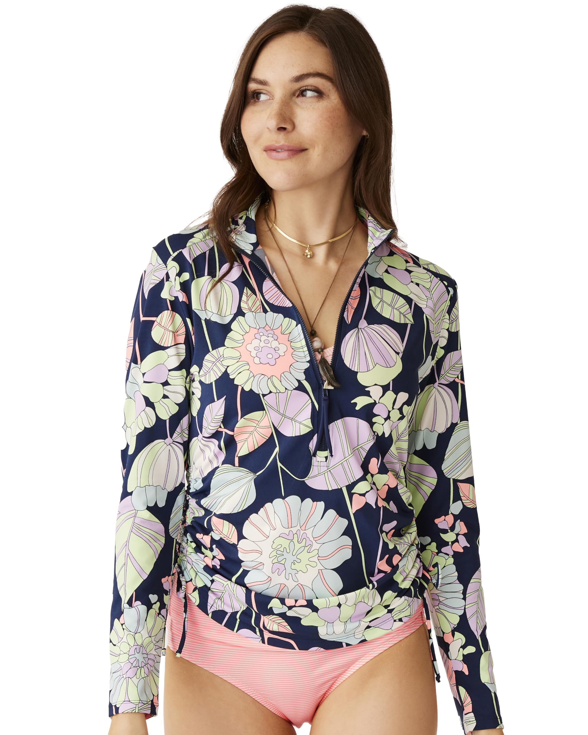 Carve Designs Cruz Rashguard Shibori/indigo XXL