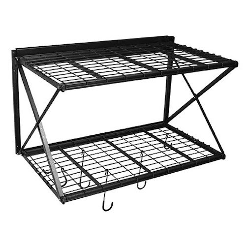 Proslat 60014 ProRack Mega Bundle Wall Mount Storage System, Charcoal Granite, 144" x 28" x 28"