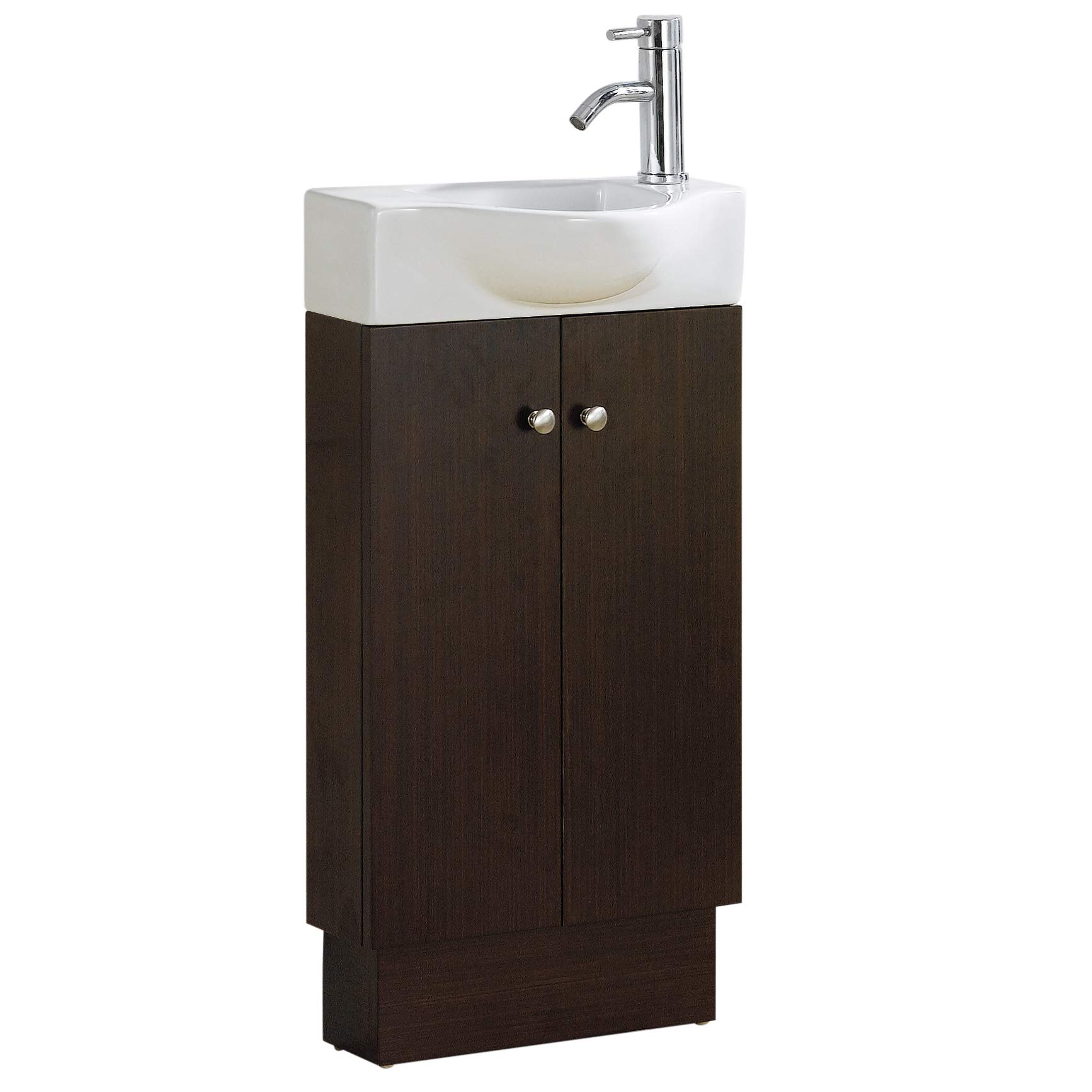Fine Fixtures Bathroom Vanity Set - Cabinet and Sink- Glenwood WENGE
