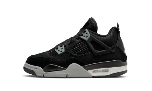 Jordan Youth Air 4 GS DV0553 006 Black Canvas - Size 4Y