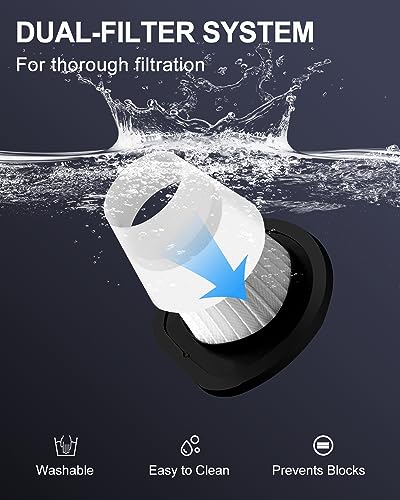 MELOHO Car Vacuum Cleaner High Power, Portable Handheld Vacuum Cordless Rechargeable with Fast Charge Tech, Huge Motor & Large-Capacity Battery, Powerful Wireless Hand Held Vacuum for Pets, Car, Home