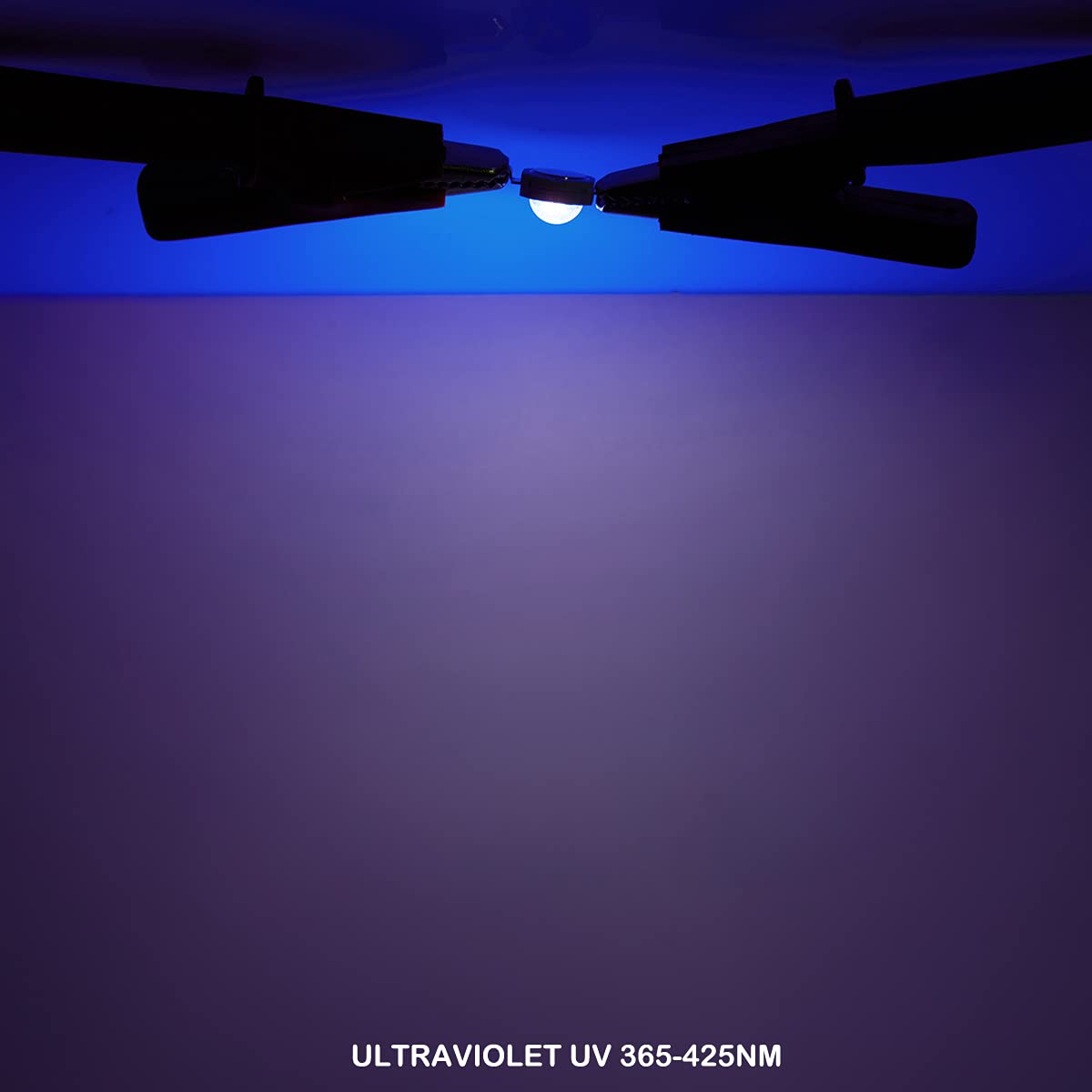CHANZON 10 pcs High Power Led Chip 3W Purple Ultraviolet (UV 395nm / 400mA - 500mA / DC 3V - 3.4V / 3 Watt) SMD COB Light Emitter Components Diode 3 W Ultra Violet Bulb Lamp Beads DIY Lighting