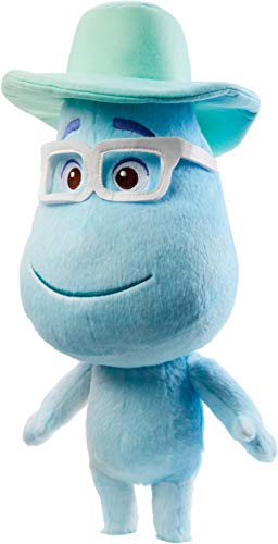 Mattel Disney Pixar Soul Joe Gardner Feature Plush Doll Collectible Approx 16-in Tall, Huggable Stuffed Character Toy with Movie-Authentic Look, Collectors Gift