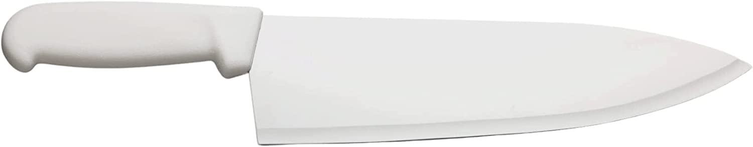 Columbia Cutlery 10 Inch White Chef Knife - Commercial Kitchen Knife - Save with a 3 or 6 Pack (Single Chef Knife)