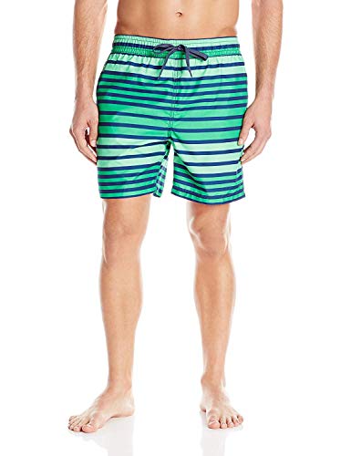 Kanu Surf Men's Standard Capri Swim Trunks (Regular & Extended Sizes), High Tide Green, Medium