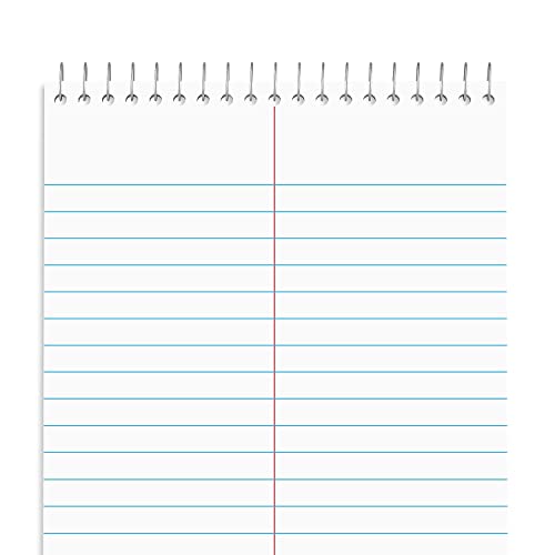 STAPLES White Paper Steno Pads, Gregg Ruled, 6" x 9", 12/Pack