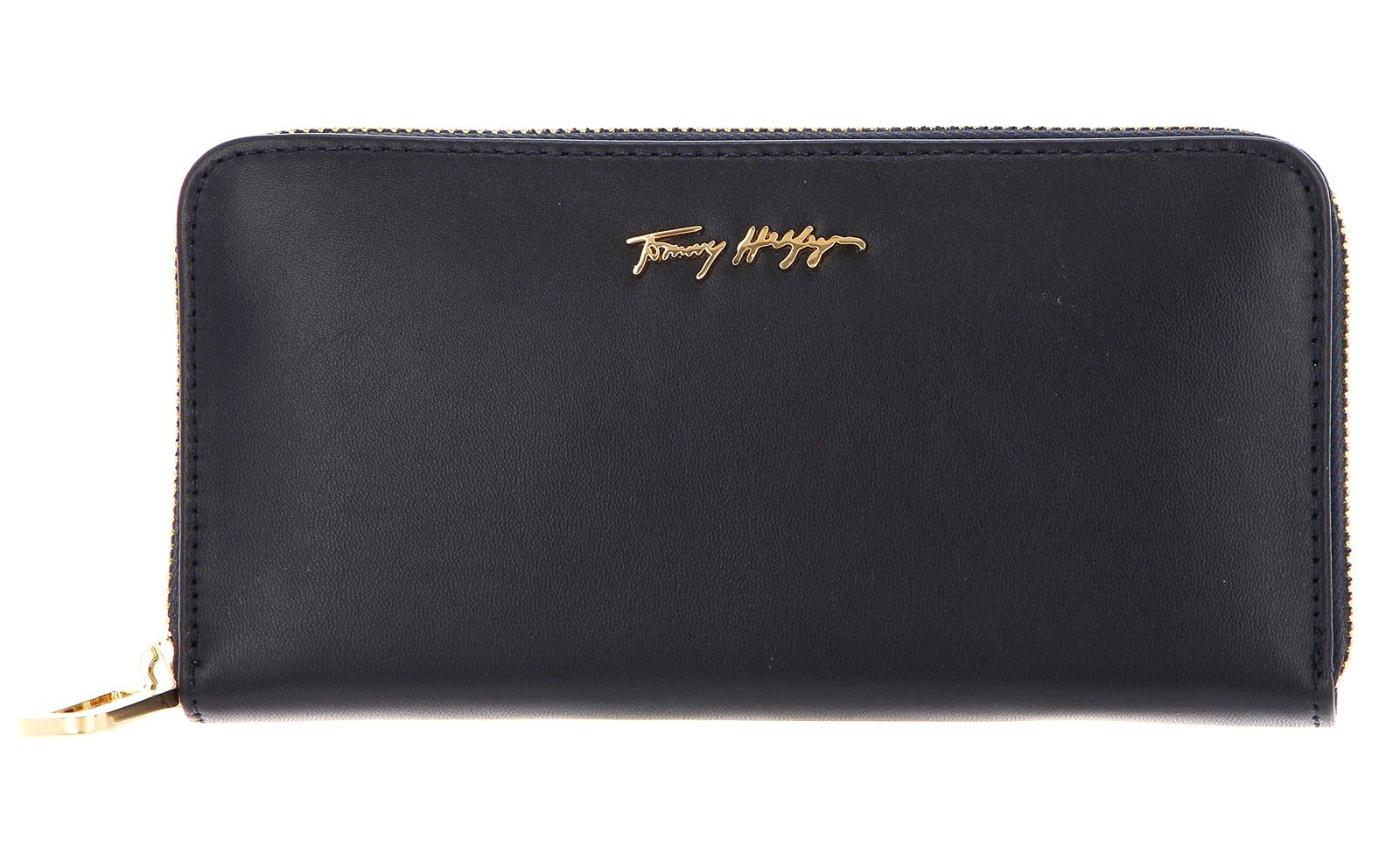 Tommy Hilfiger Blue Leather Wallet