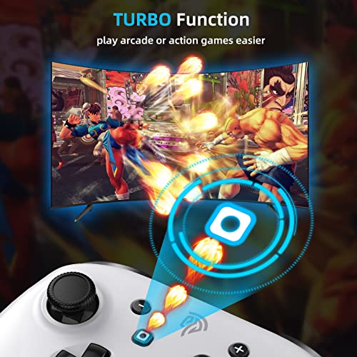 EasySMX Wireless Switch Pro Controller for Nintendo Switch/Lite/OLED/PC/iOS/Android,Wireless Controllers Gamepad with LED Light/Programmable/Motion Control/Vibration/Turbo/Wakeup