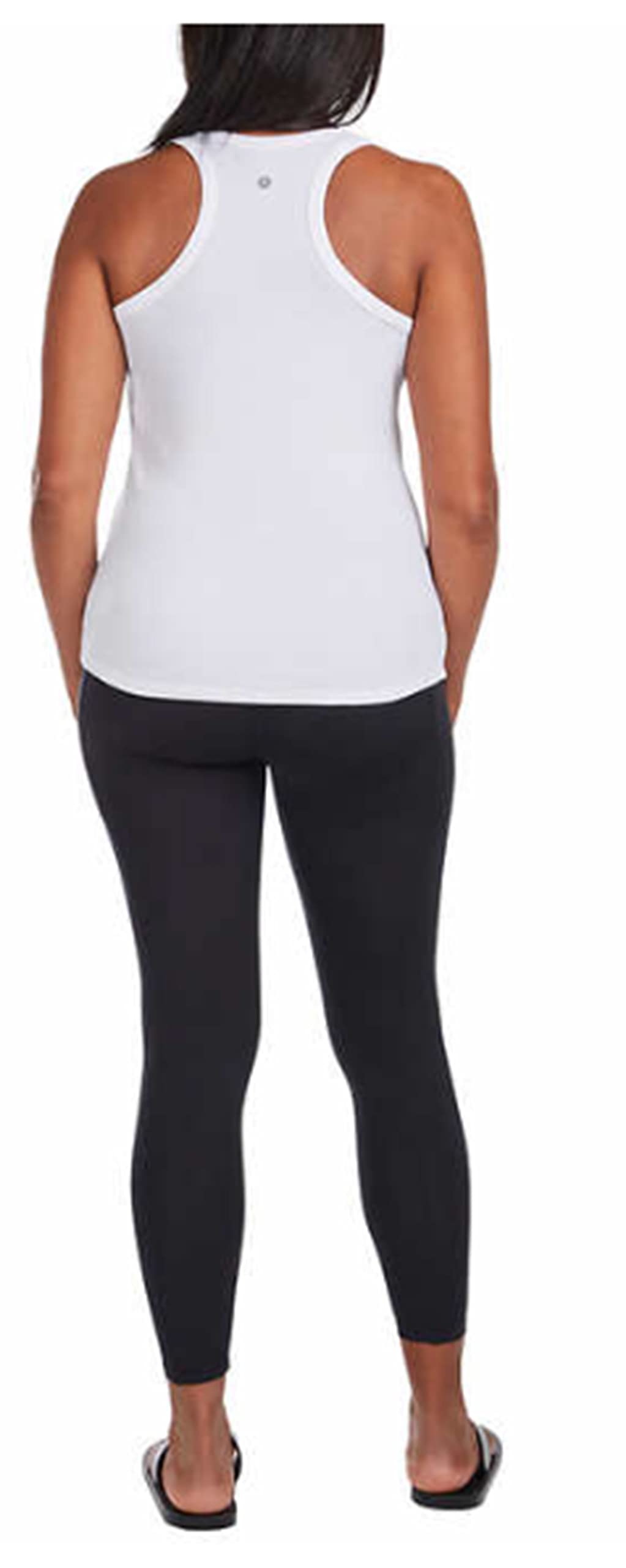 Danskin Women's 3 Pack Tank Top (White/Pink/Navy, XX-Large)
