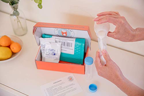 Lactation Lab Breast Milk Nutritional Analysis Kit - Standard: Tests for Calories, Carbohydrates, Protein, Fat, Calcium, Iron, Vitamins A, C and B-12.