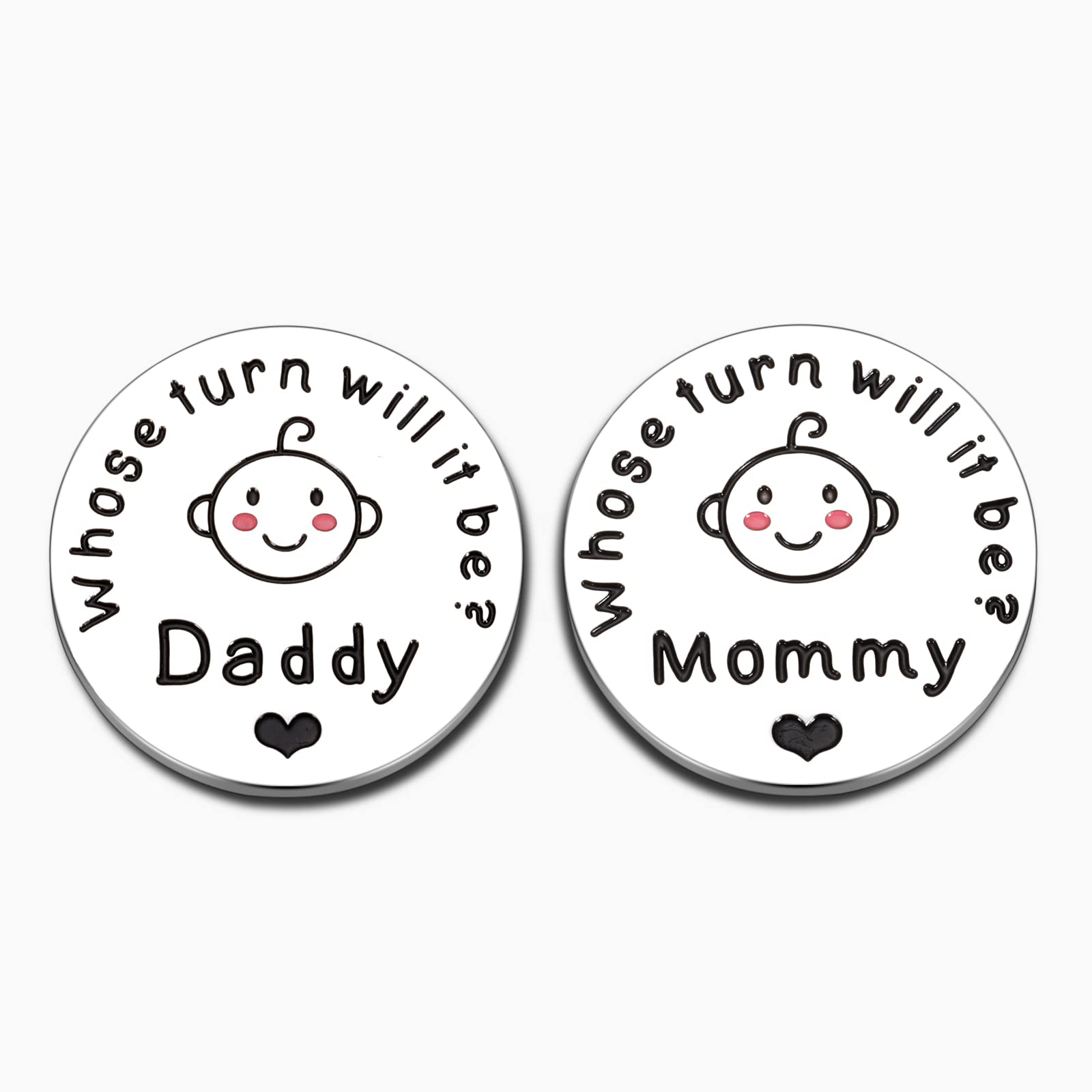 New Mom Gifts for Women, Decision Coin New Dad Gifts for Christmas Fathers Day, Pregnancy Gifts for First Time Moms, Mom to be Gift New Parents Gifts Mothers Day Birthday Present