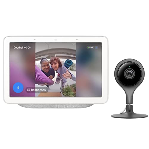 Google Nest Cam Indoor WiFi Security Camera and 7 Inch Display Touchscreen Bundle