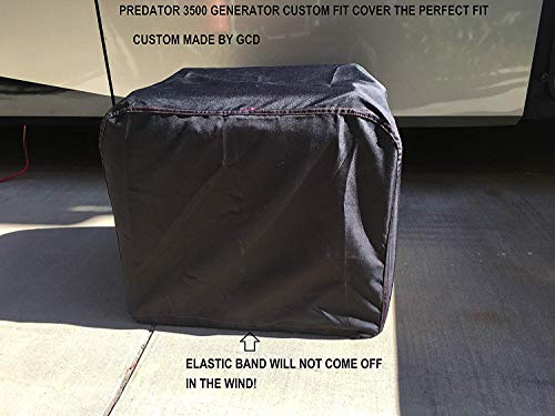 Fits the Harbor Freight Predator Inverter 3500 watt Generator Cover Custom Fit (BLACK)