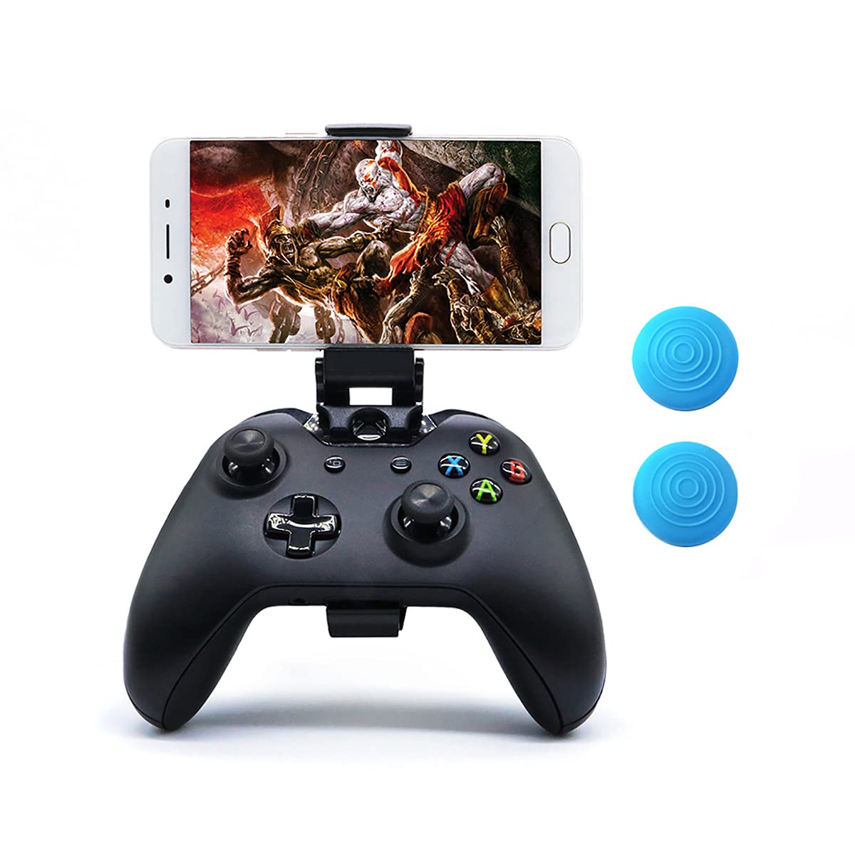BYDPETE Phone Holder for Xbox Controller,Phone Mount for Xbox/Xbox One Controller, Cellphone Clip, Foldable Clamp for Phone Nimbus Duo(Clip Only)