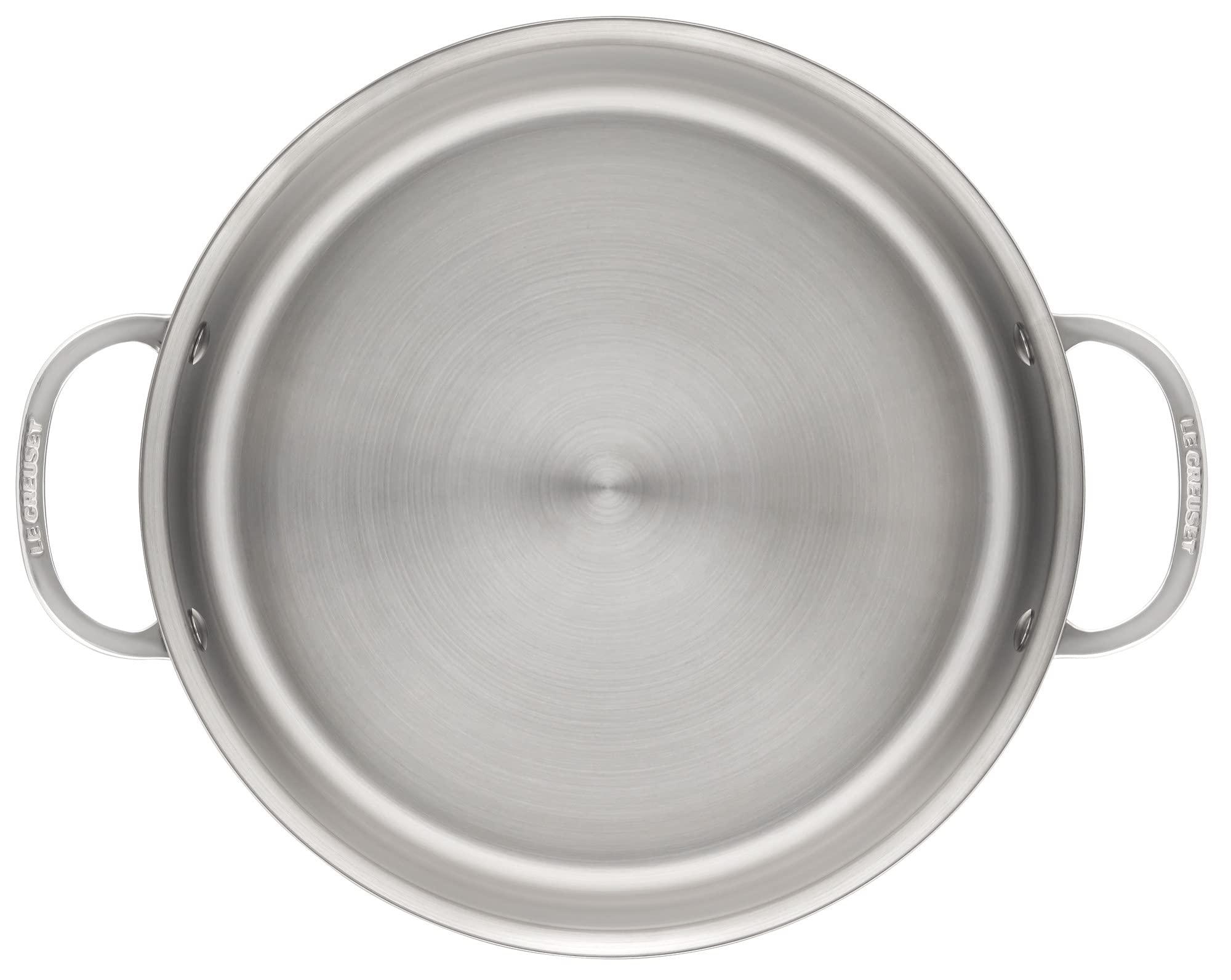 Le Creuset Tri-Ply Stainless Steel Rondeau Pan, 4.5 Quart