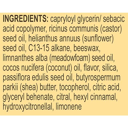 Burt's Bees 100% Natural Hydrating Lip Oil with Passion Fruit Oil, 1 Tube