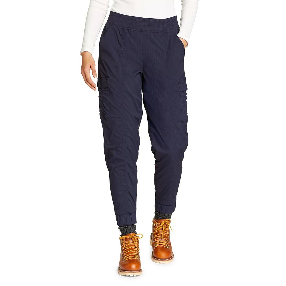 Eddie Bauer Women's Sonoma Breeze Lined Joggers, Atlantic, Medium
