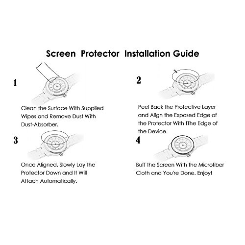 Lamshaw Compatible for Amazfit T-Rex 2 Screen Protector, [3 Pack] 9H Tempered Glass Screen Protector Film Compatible for Amazfit T-Rex 2 Smart Watch/Amazfit T-Rex Ultra Smart Watch (3 pack)