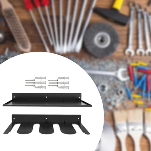 Dualoai Power Tool Organizer Wall Mount Drill Holder for Garage Cabinet, Storage rack