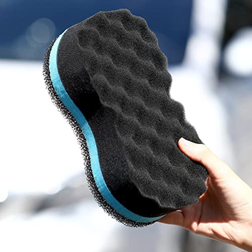 FAVOMOTO 1 pc Kitchen Car Wash Brush Home Multi Auto Scratch Pad - Tool Vehicle Sponges Honeycomb for Non- Scrubber Sponge Functional Large Window Cleaning Non-Scratch Handy Shaped