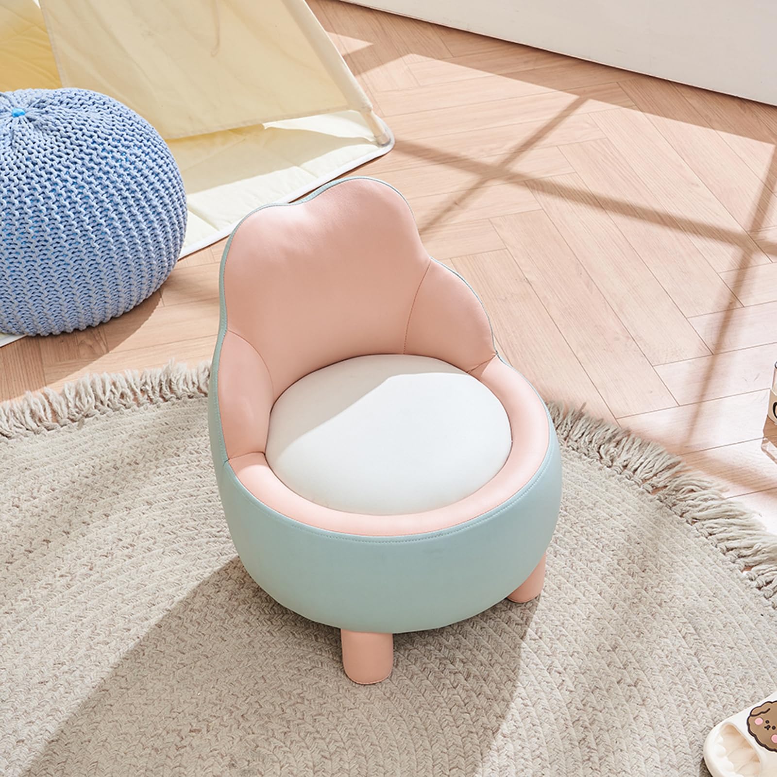 BuKhop Mini Sofa, Simple Sofa Chair, Lazy Sofa, Sturdy and Comfortable Small Sofa, Suitable for Bedroom and Living Room