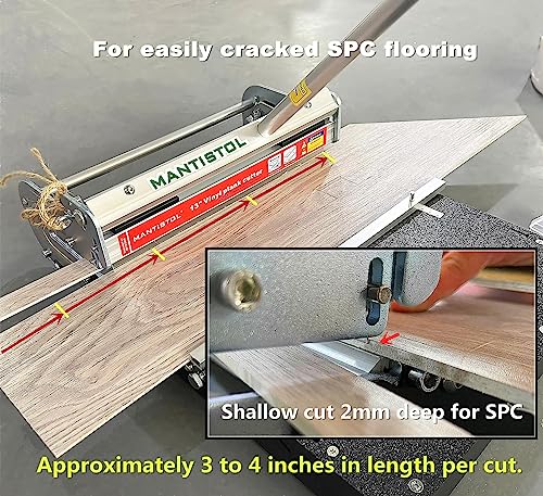 MantisTol 13" Pro Vinyl floor cutter LVT-330 for LVP, WPC, LVT, SPC, VCT, PVC and Rigid Core Vinyl Plank;Will be sold out !