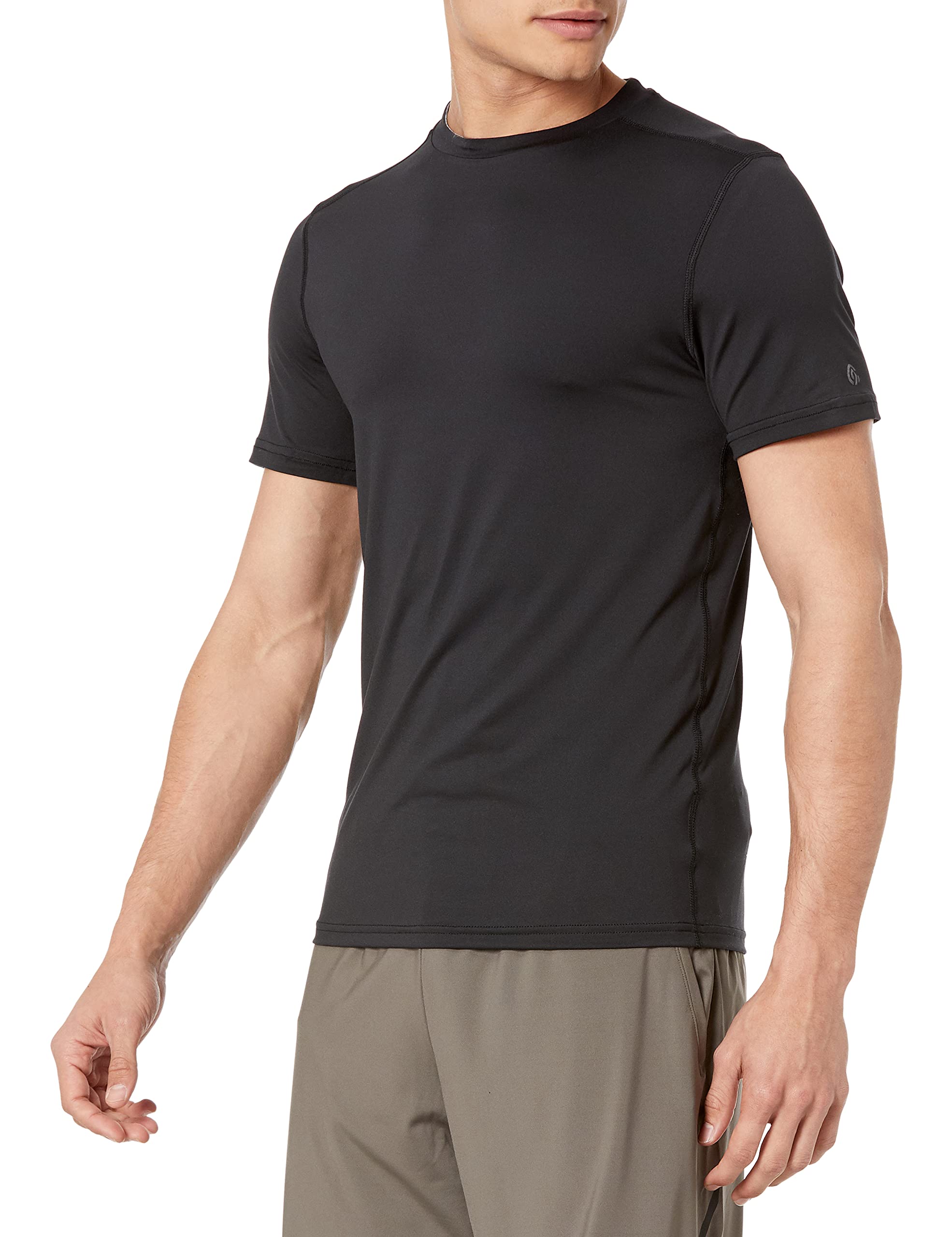 C9 Champion Men's Short Sleeve Tech Tee, Ebony, L
