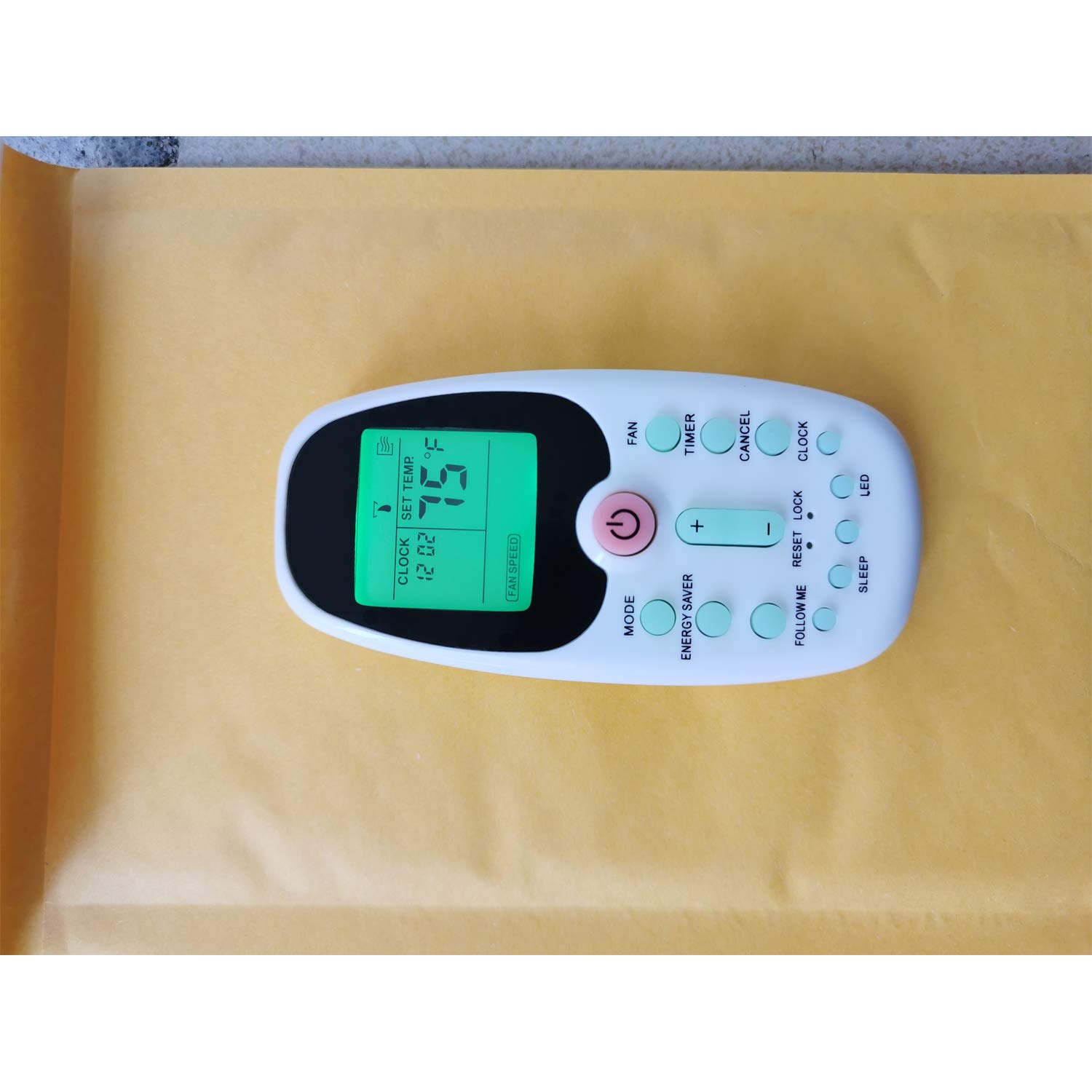 RCECAOSHAN Replacement for Arctic King Air Conditioner Remote Control R09B/BGE R09B/BGCE, with Green Backlight Light