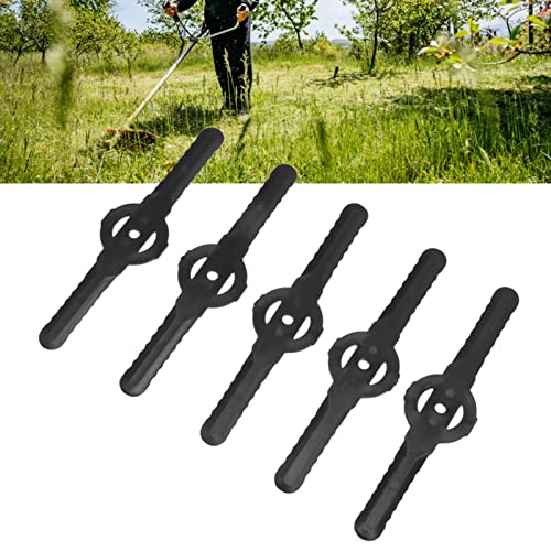 kemengsuer 30Pcs String Trimmer Head Blades, 5.5x1.3inch Plastic Cutter Blades Replacement, Electric Cordless Grass Trimmer Replacement for Garden Lawn