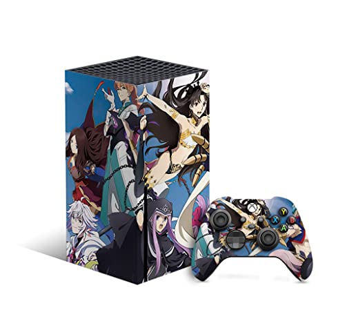 Dark Nightmare Knight Video Game X-box-Series-X Console Controllers Skin Decals Stickers Wrap Vinyl for X-box-Series-X Console