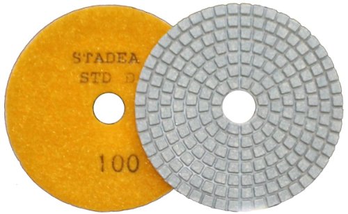 STADEA 4" Diamond Wet Polishing Pads for Wet Polisher Concrete Stone Polishing: Grit 30 grinding wheel