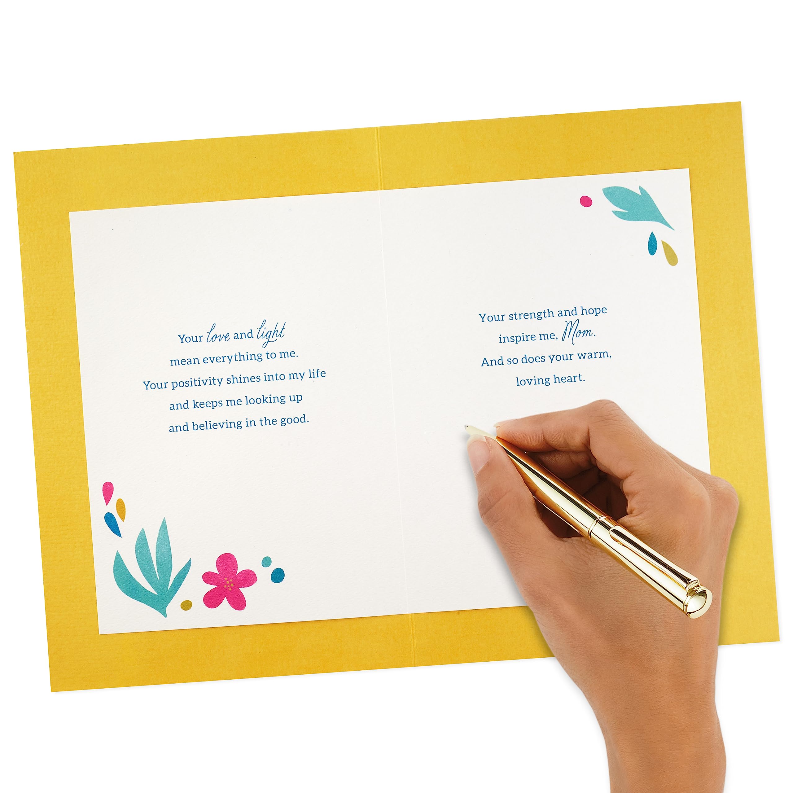 Hallmark Birthday Card or Thank You Card for Mom (Sunshine)