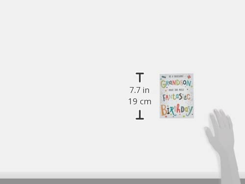 Regal Publishing Modern Birthday Card Grandson - 8 x 6 inches -