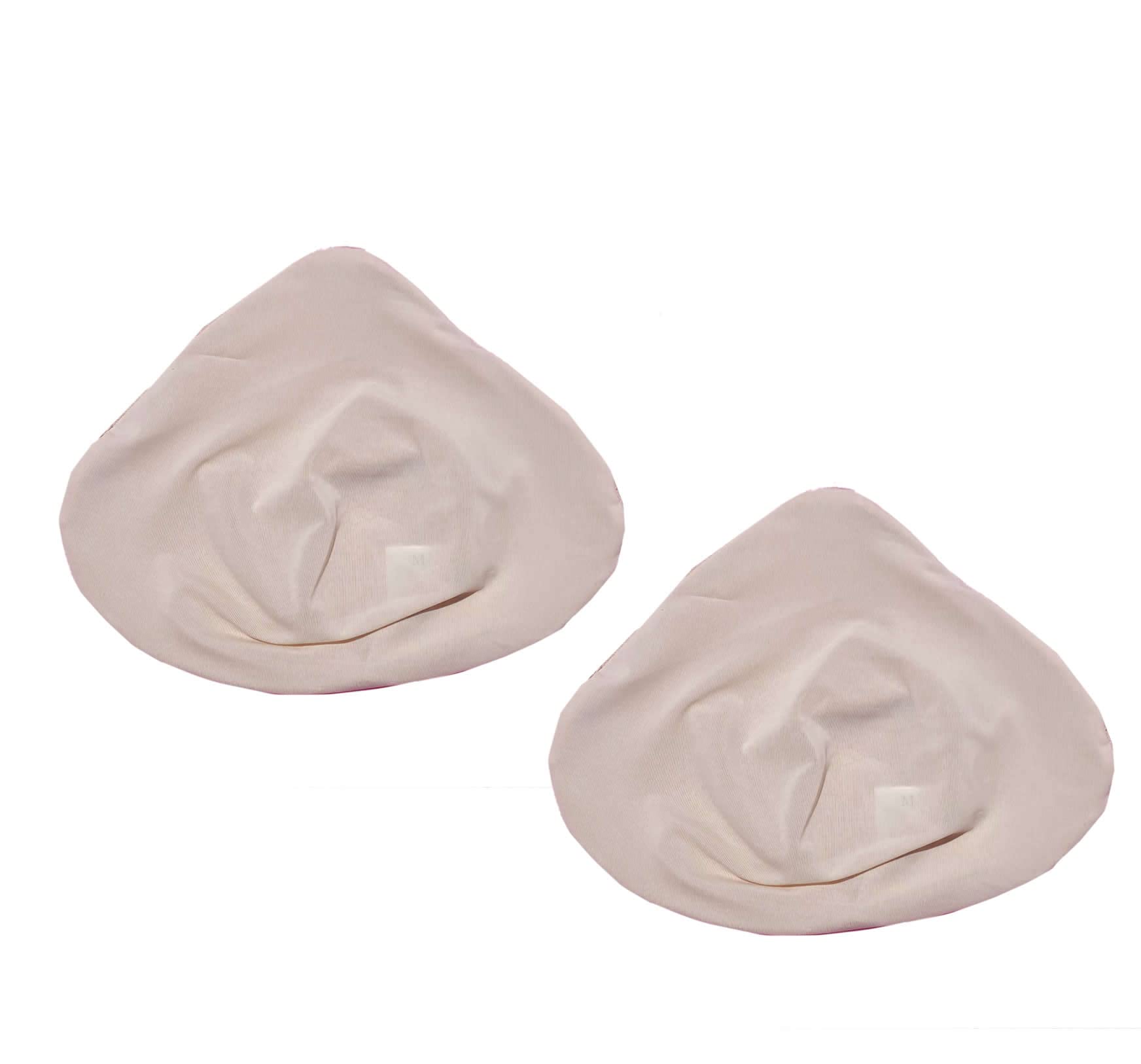 BIMEI A PAIR TRIANGLE SHAPE BREAST FORM COVER For Mastectomy Breast Forms (2XL)