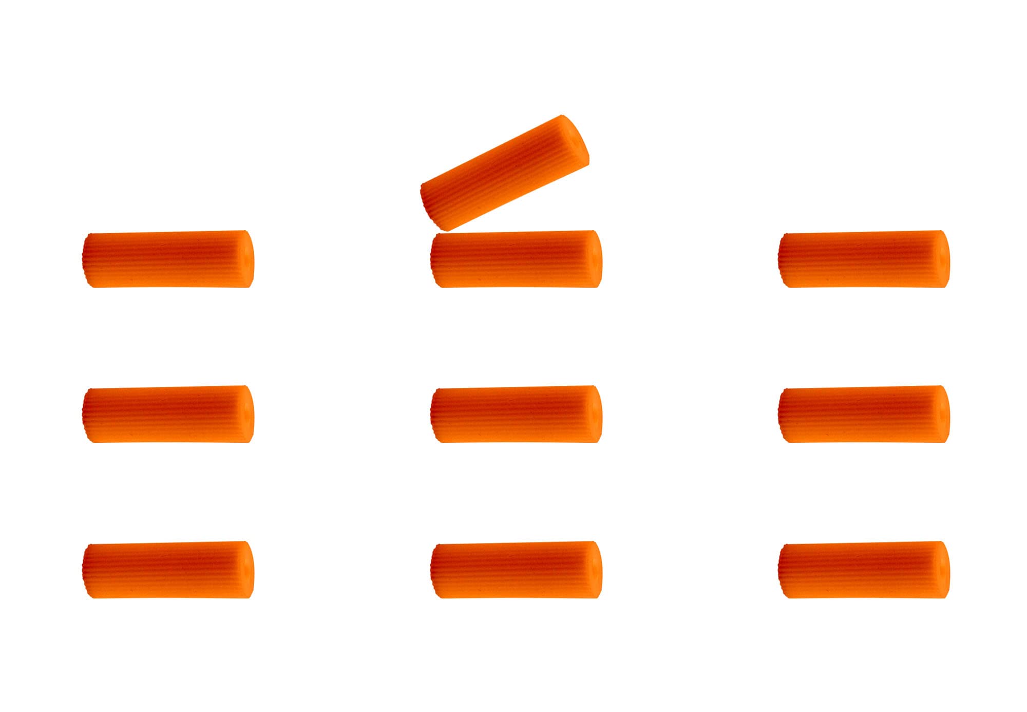 Dentosmile Chewies Seater for Invisalign Aligner Chompers Trays in Orange Colour with Carry Case