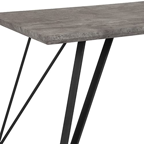 Flash Furniture Cornith 31.5-Inch Dining Table, Faux Concrete Finish (Hgdt01278054)