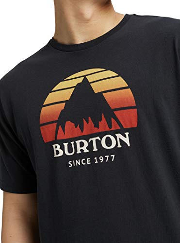 Burton Mens Underhill Short Sleeve, True Black New, Medium
