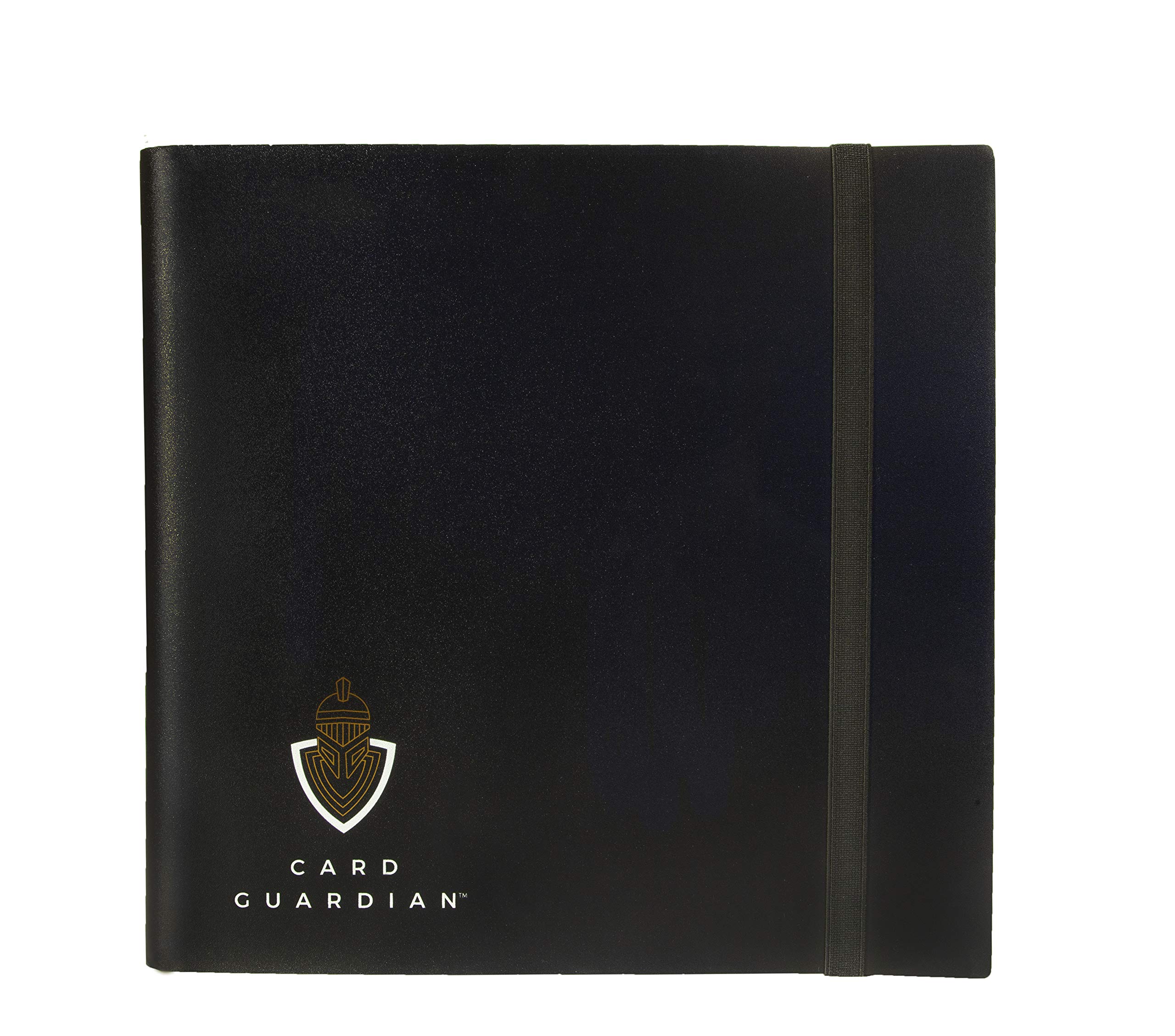 Card Guardian - 12 Pocket Black Trading Card Album 480 Side Loading Pocket Binder for Trading Card Games TCG