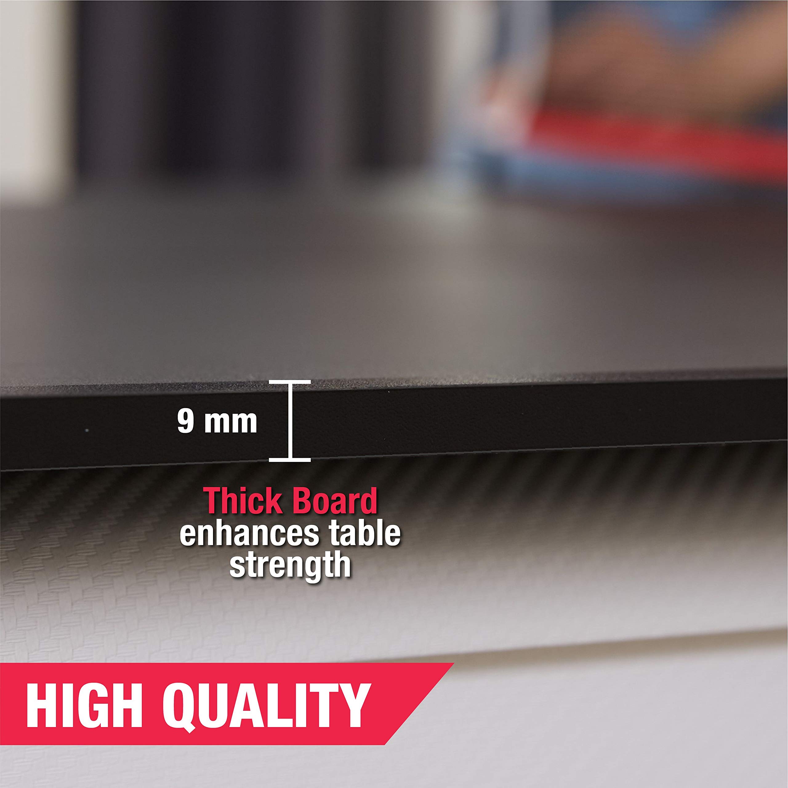 MD Sports 4-Piece Table Tennis Tabletop, Gray & Black (Midsize Conversion Top), 84'' (TT409Y19003)