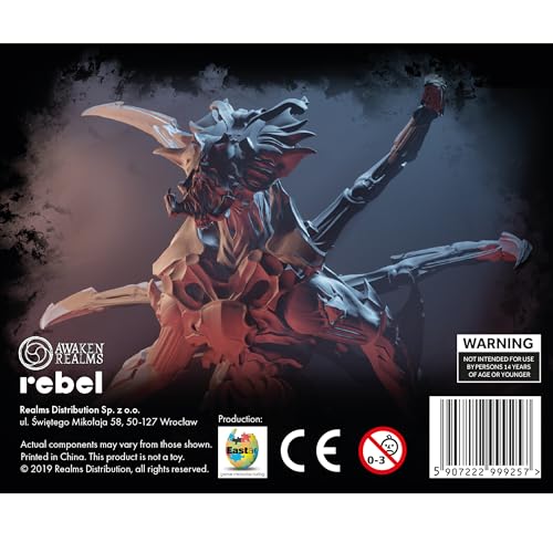 Rebel Studio Nemesis Alien Kings Collectible Miniatures - Enhance Your Gameplay with New Alien Leaders! Sci-Fi Horror Adventure Game, Ages 14+, 1-5 Players, 1-2 Hour Playtime, Made by Rebel Studio