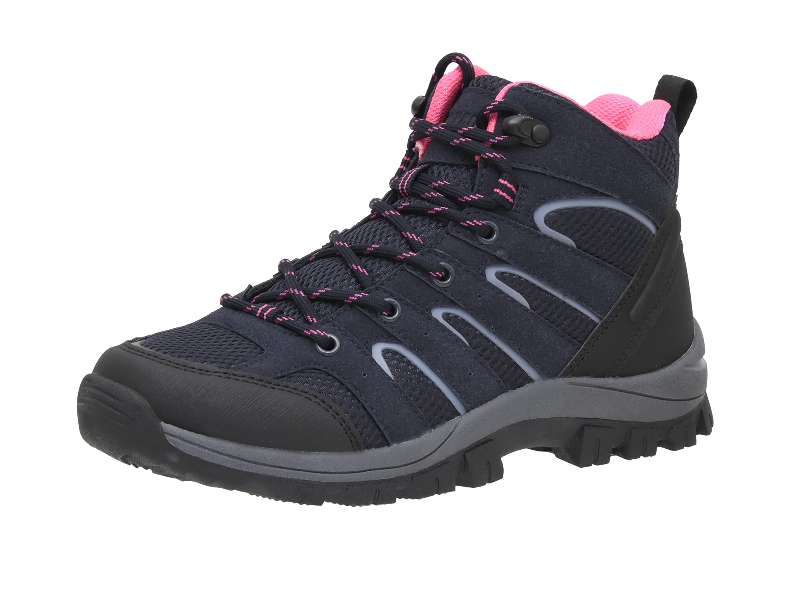 CUSHIONAIRE Women's Bixton Hiking Boot, Navy M 9