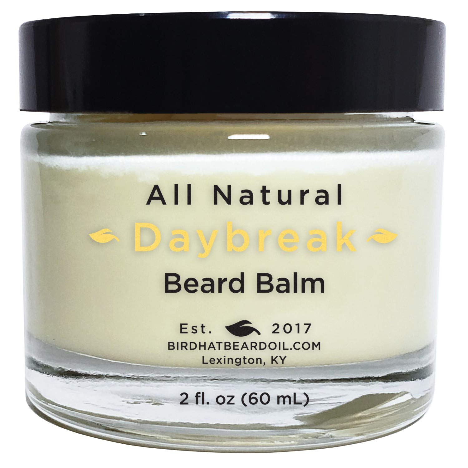 Birdhat Beard Balm - Daybreak, scented beard balm for men - All Natural Beard Oil Treatment (2 oz)